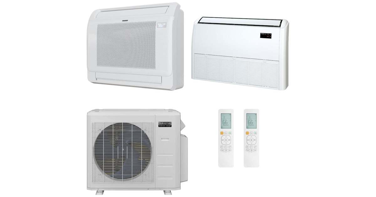 Durastar DRA4H28M2A 1-DRAS09F2A 1-DRAF24F2A 28K BTU Cooling / 23K BTU ...