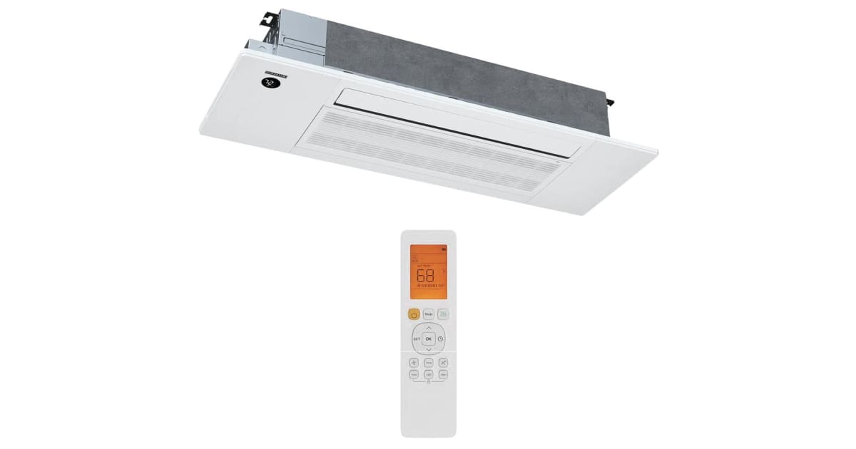 Durastar DRAL12F1A 12,000 BTU Cooling / 12,500 BTU Heating Mini Split ...