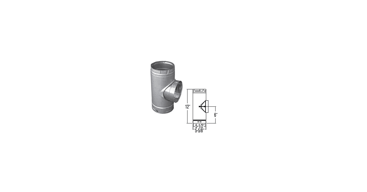 DuraVent 5DLR-T 5" Inner Diameter - DuraLiner Rigid Liner Chimney Pipe ...