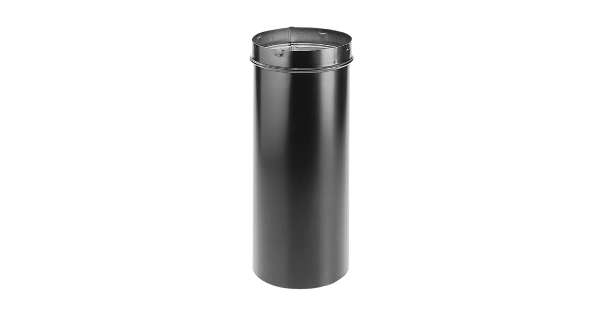 DuraVent 10DBK-SC 10" Inner Diameter - DuraBlack Stove Pipe - Single ...