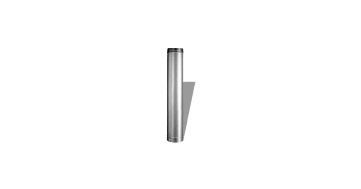 DuraVent 6DLR-48 6" Inner Diameter - DuraLiner Rigid Liner Chimney Pipe ...