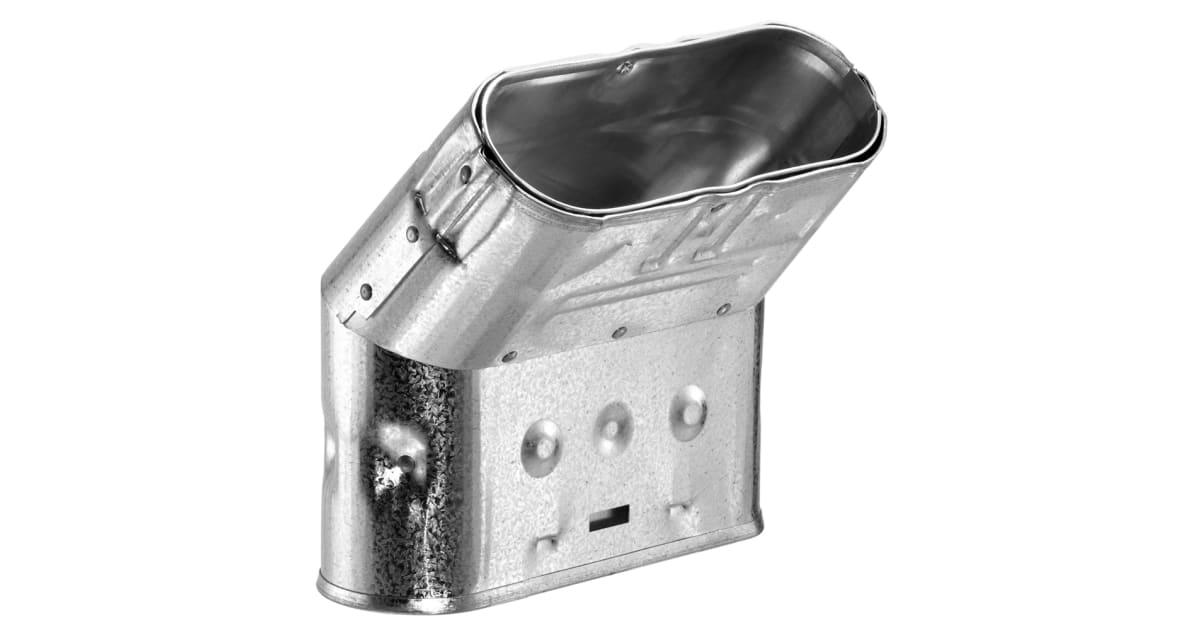 DuraVent 4GWL45 4" Inner Diameter - Type B Oval Gas Vent - Double Wall ...