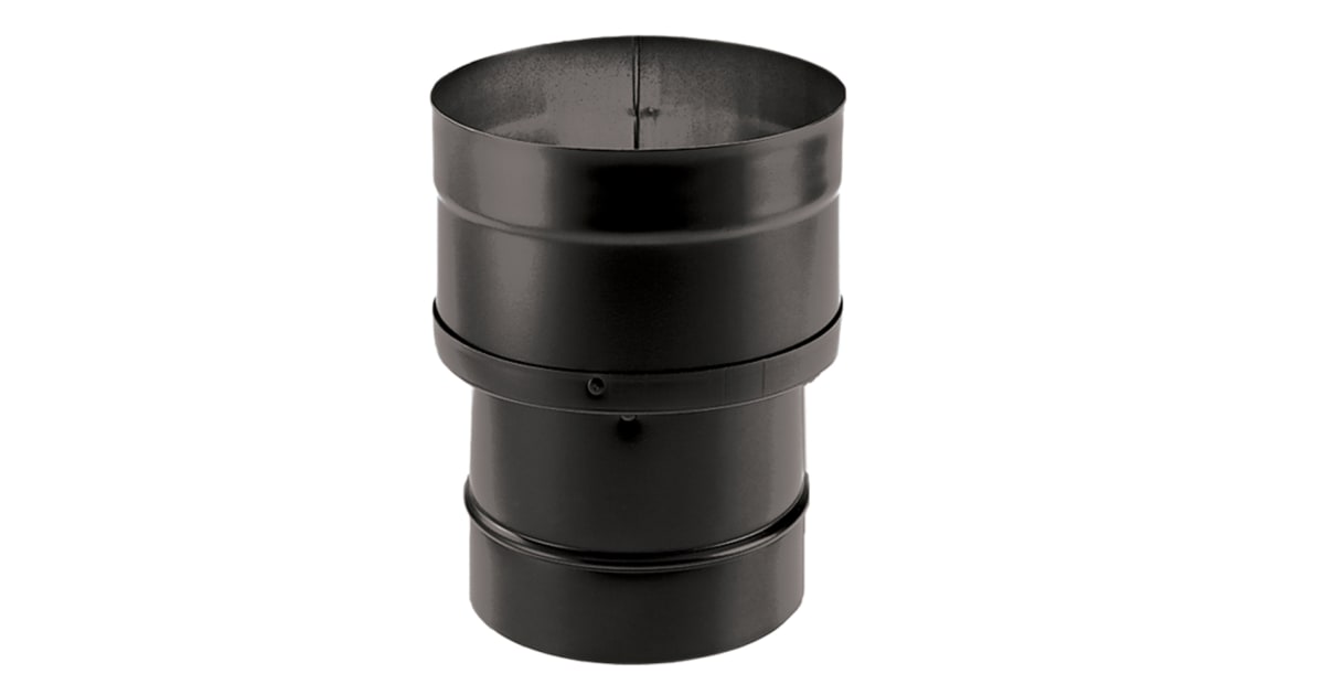 DuraVent 5DBK-X6 5" to 6" Inner Diameter - DuraBlack Stove Pipe ...