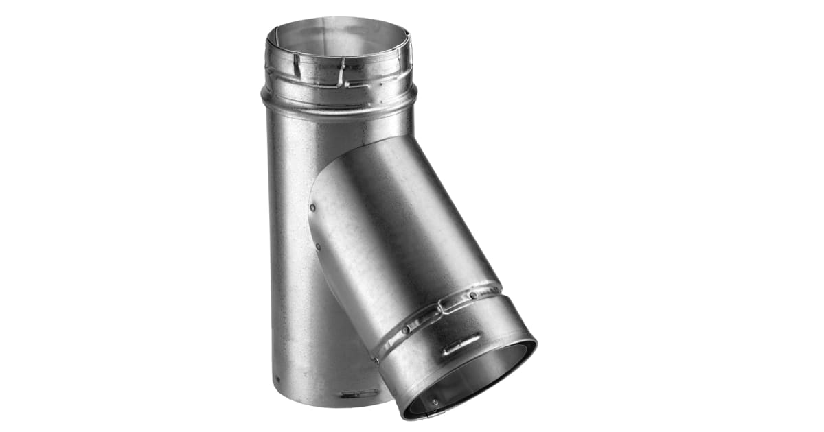 DuraVent 5BVY45 4" Inner Diameter - Type B Round Gas Vent Pipe - Double ...