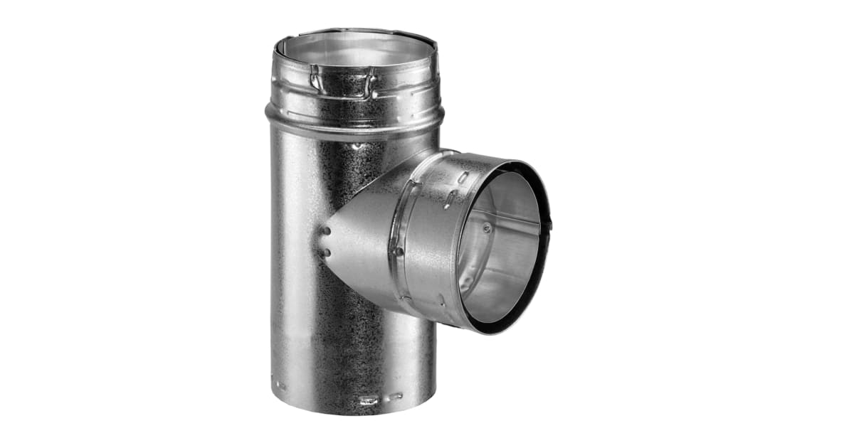DuraVent 7BVT 7" Inner Diameter - Type B Round Gas Vent Pipe - Double ...