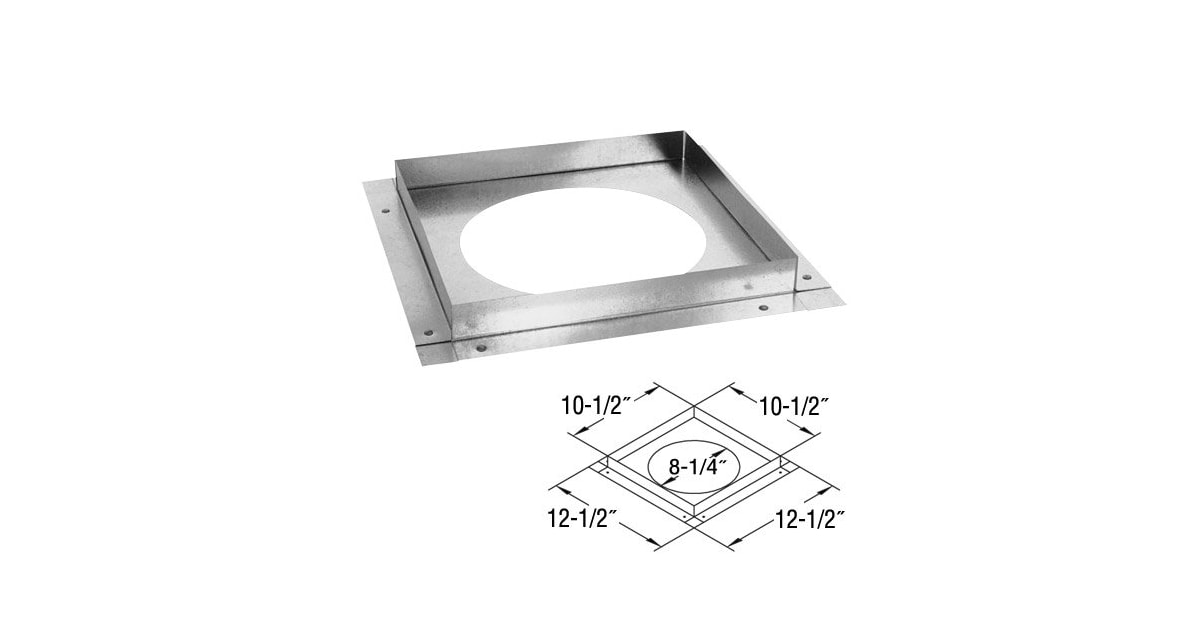 Duravent 58dva Fs 5 X 8 Directvent Pro Galvanized