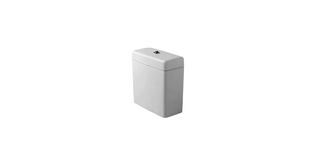 Duravit 0910100005 Cistern for Bottom Left or Back Supply with Dual ...
