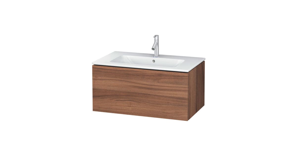 Duravit LC614107979 L-Cube 32-1/4" Wall Mounted / Floating Vanity ...