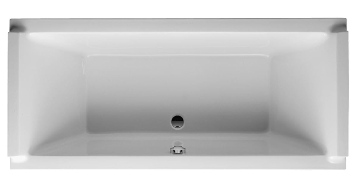Duravit 710032003511090 Sanitary Acrylic Built-In Rectangular Bath Tub ...