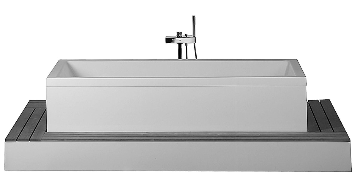 Duravit 700060000001090 Sanitary Acrylic Freestanding Rectangular Bath ...