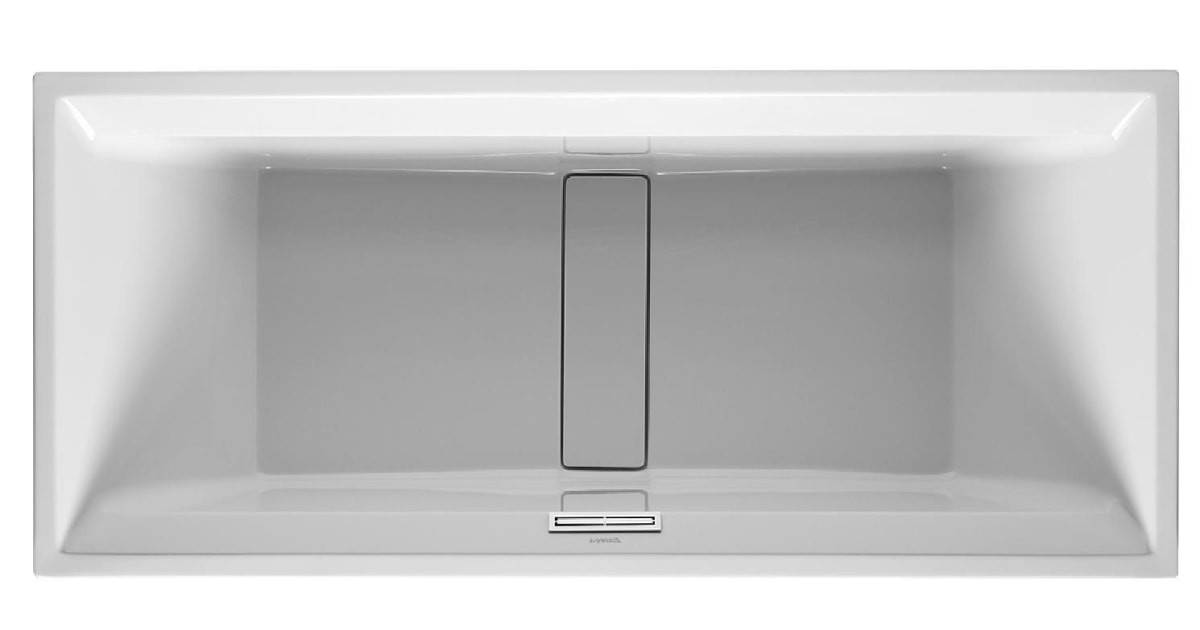 Duravit 710076003001090 Sanitary Acrylic Built-In Rectangular Bath Tub ...