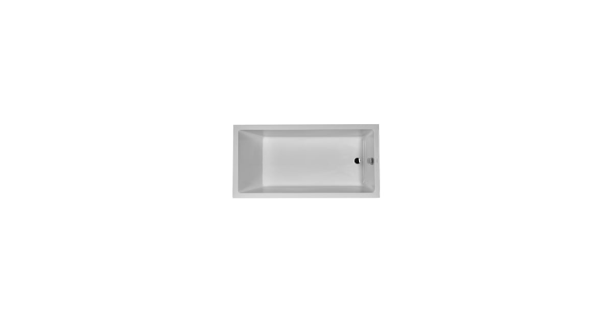 Duravit 700089000000090 Sanitary Acrylic Freestanding Rectangular Bath ...