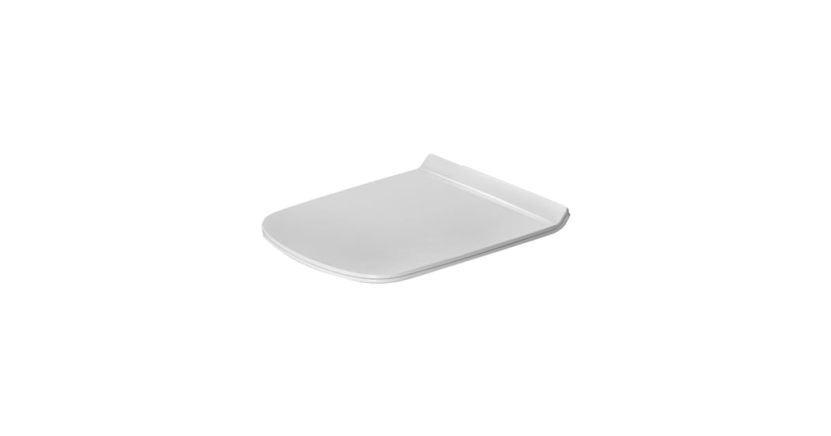 Duravit 006059 DuraStyle Elongated Toilet Seat with Cover - With Slow Close Technology ...