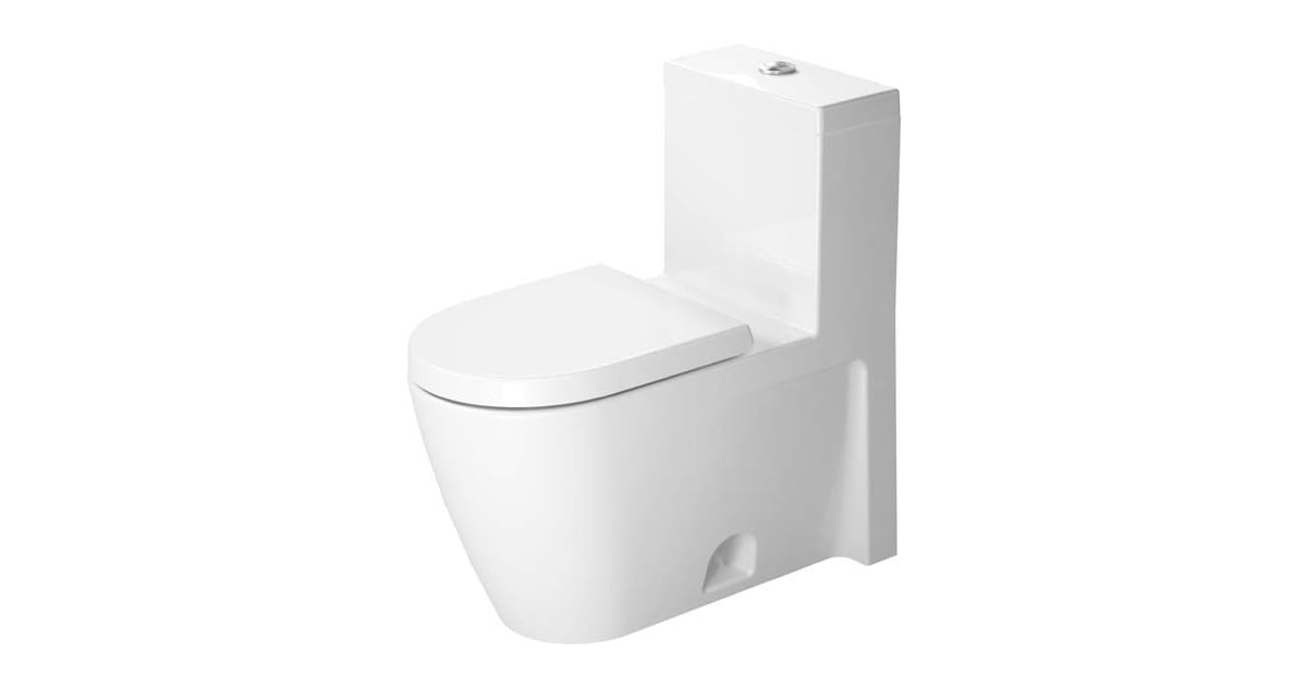 Duravit 2133010005 Starck 2 1.28 GPF One Piece Elongated Toilet with ...