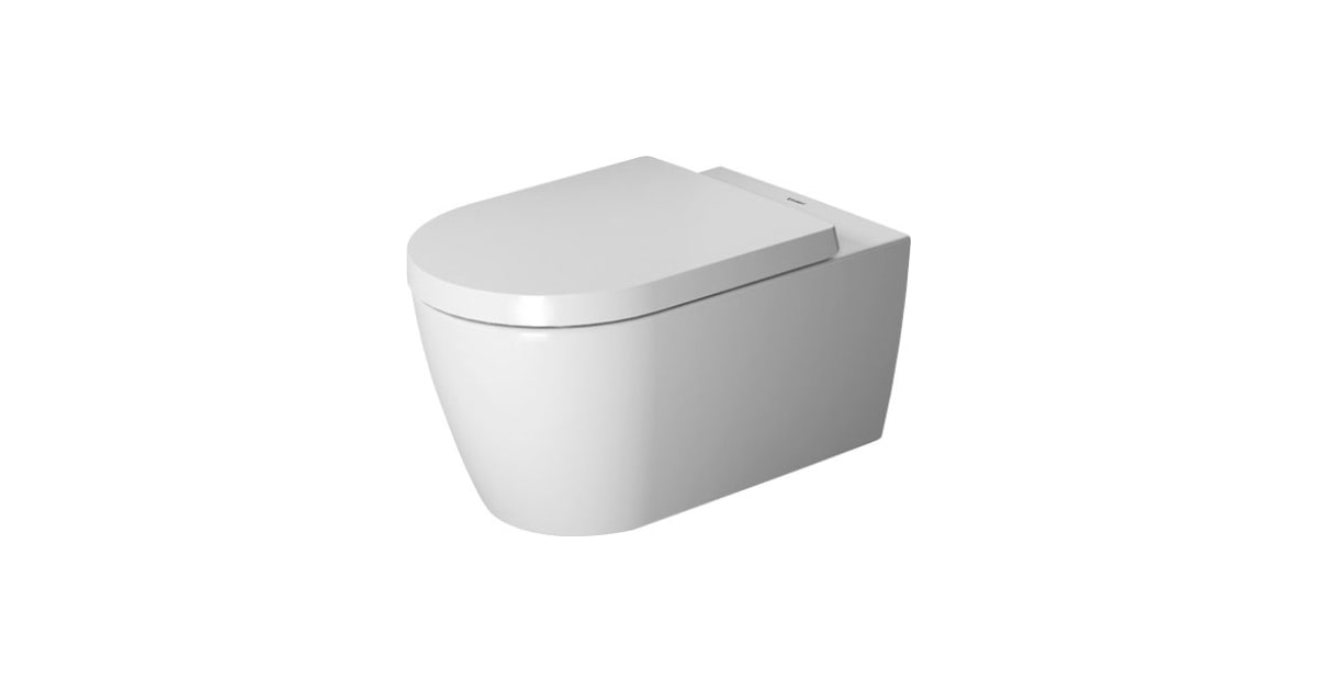Duravit 25290926921 Starck 1.6 GPF Elongated Toilet Bowl Only - Less ...