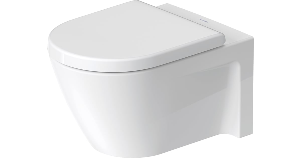 Duravit 2534090092 Starck 2 0.8/1.6 GPF Dual Flush Wall Mounted One ...