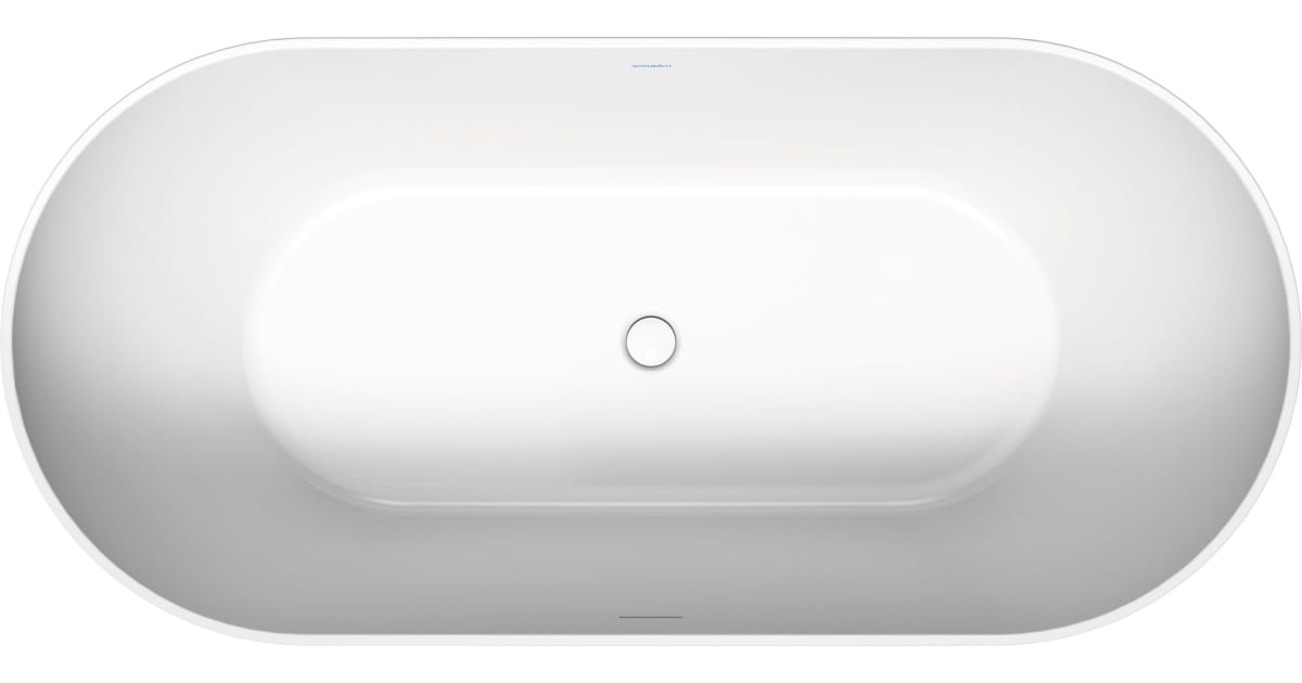 Duravit 700525000000090 Duravit No.1 63" Free Standing Acrylic Soaking ...
