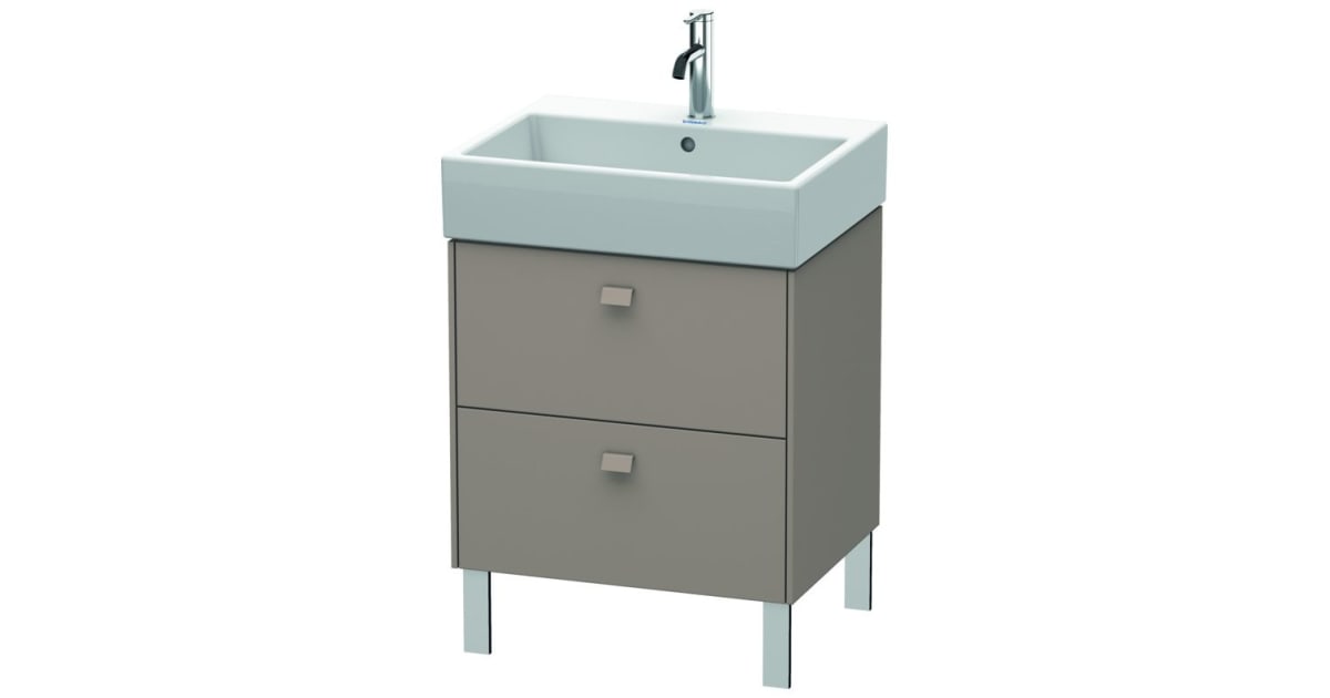 Duravit BR443304343 Brioso 23" Single Free Standing Wood Vanity Cabinet ...