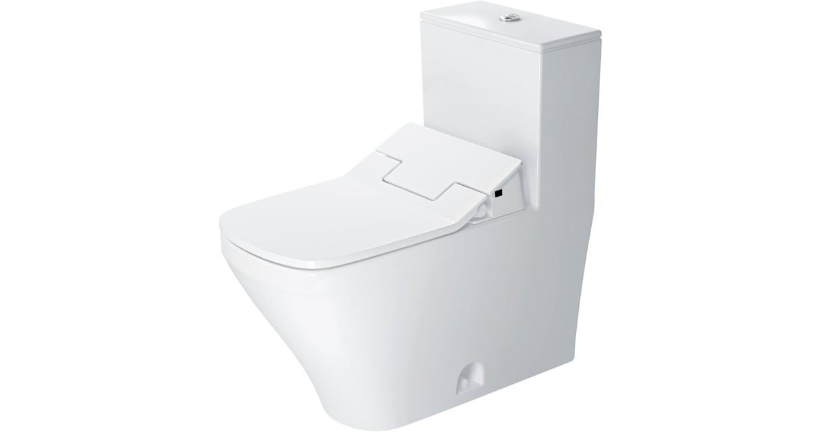 Duravit D4057420 DuraStyle 1.28 GPF One Piece Elongated Toilet with ...