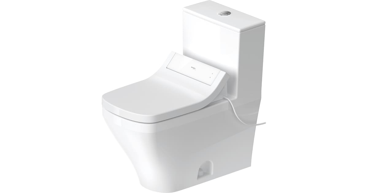 Duravit D4058620 DuraStyle 1.32 GPF Dual Flush One Piece Elongated ...