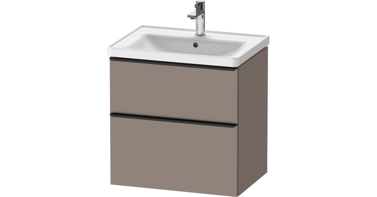 Duravit DE435404343 D-Neo 25" Single Wall Mounted Vanity Cabinet Only ...