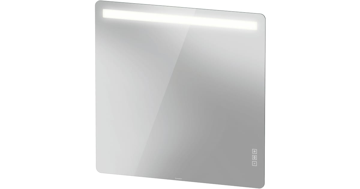 Duravit LU9669000006000 Luv 47-1/4" Rectangular Flat Frameless Wall ...