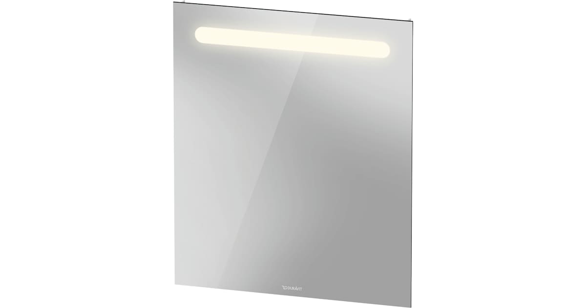 Duravit N17951000006000 Duravit No.1 1-3/8"W x 27-1/2"H Frameless Wall ...