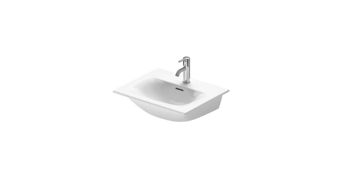 Duravit 2344530000 Viu 20-7/8" Oval Ceramic Wall Mounted Bathroom Sink ...