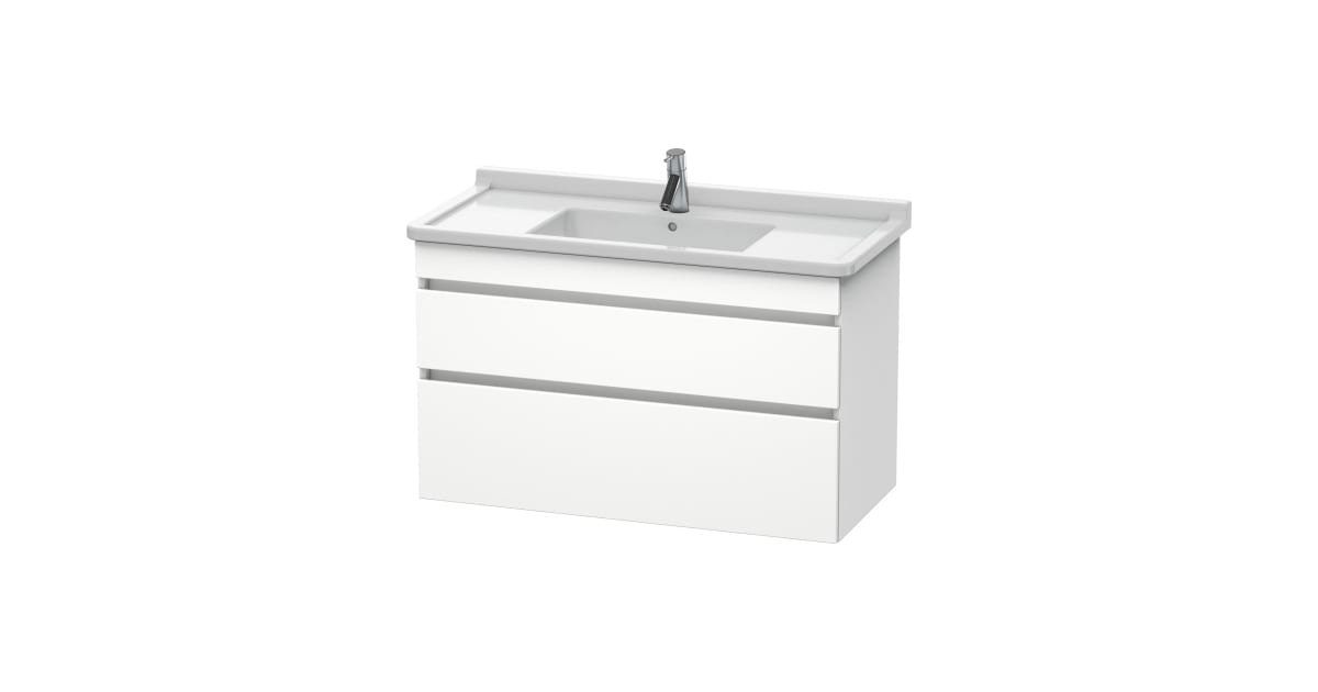 Duravit DS648901818 DuraStyle 39-3/8" Wall Mounted / Floating Vanity ...