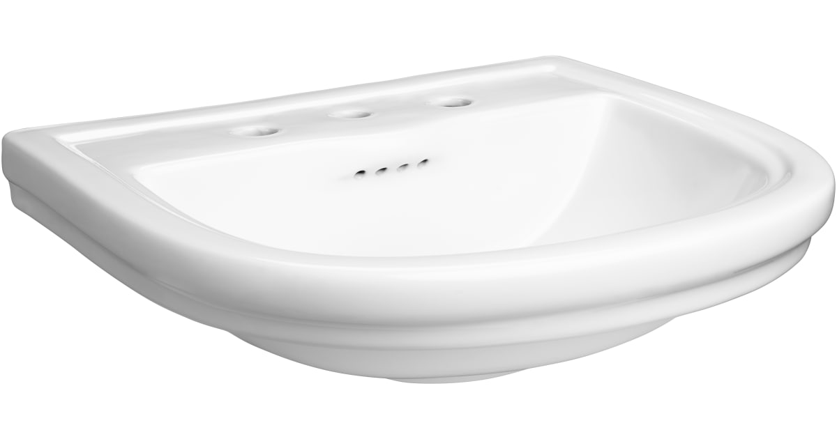 DXV D20005008.415 St. George 23-3/4" Specialty Vitreous China Pedestal ...