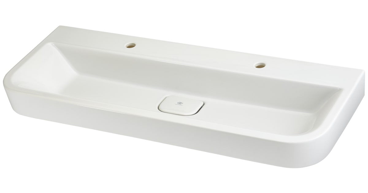 DXV D20077002.415 Equility 46-3/4" Rectangular Fireclay Wall Mounted ...