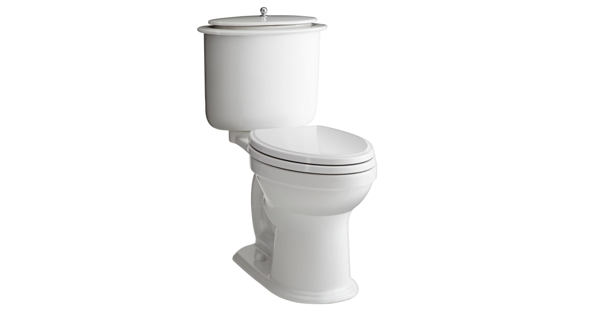 DXV D2203AA100.415 Oak Hill 1.28 GPF Two Piece Elongated Toilet with ...