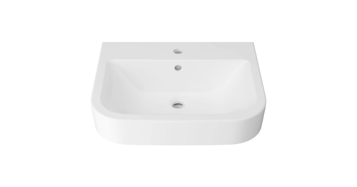 DXV D20175001.415 Equility 22" Rectangular Fireclay Wall Mounted ...