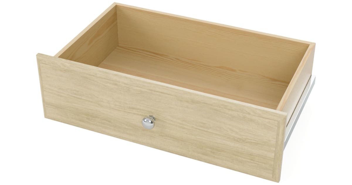 Easy Track RD08-MJON 8 Inch Tall Deluxe Drawer for Easy Track Closet ...