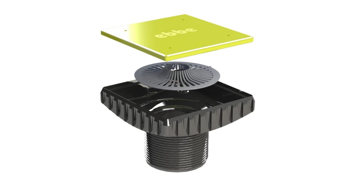 Ebbe America E4400 Ebbe Square Drain Riser | Ferguson Home