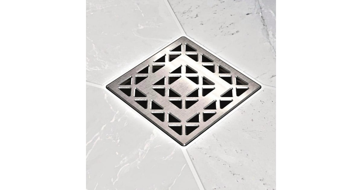 Ebbe America E4802-BN LATTICE - Brushed Nickel - Unique Drain Cover ...
