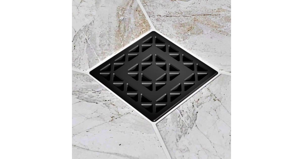 Ebbe America E4802-MB LATTICE - Matte Black - Unique Drain Cover ...