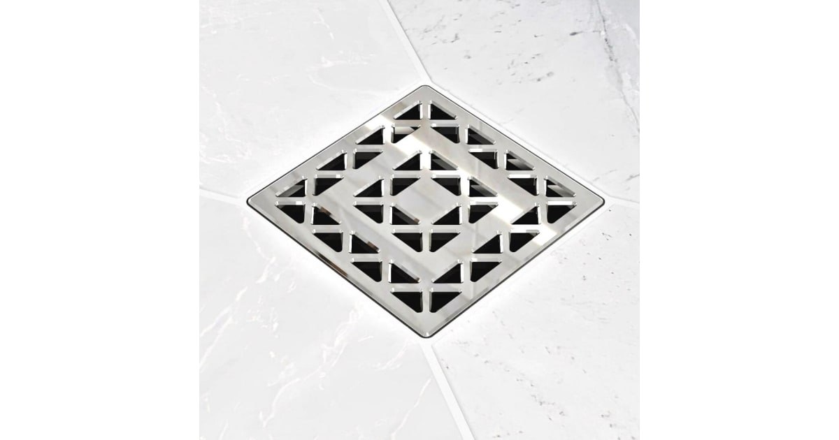 Ebbe America E4802-PC LATTICE - Polished Chrome - Unique Drain Cover ...