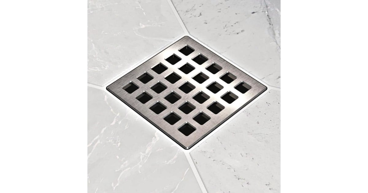 Ebbe America E4803-BN QUADRA - Brushed Nickel - Unique Drain Cover ...