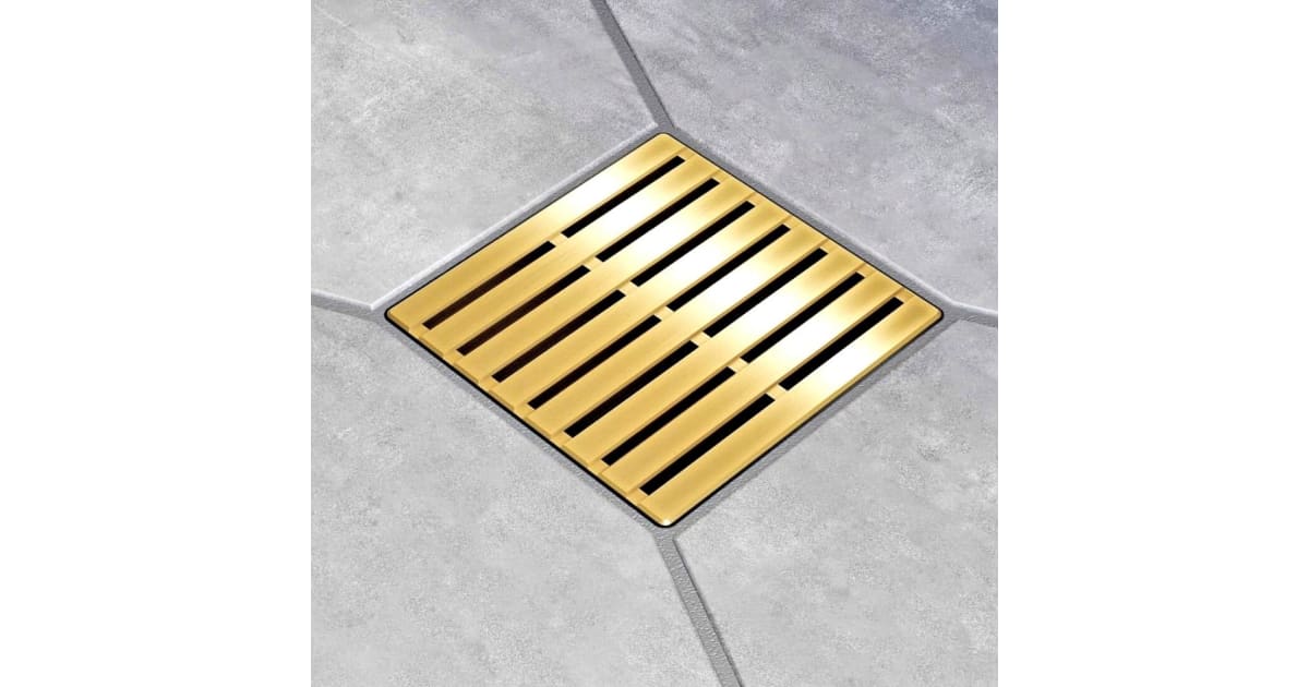 Ebbe America E4811-BG PARALLEL - Brushed Gold - Unique Drain Cover ...