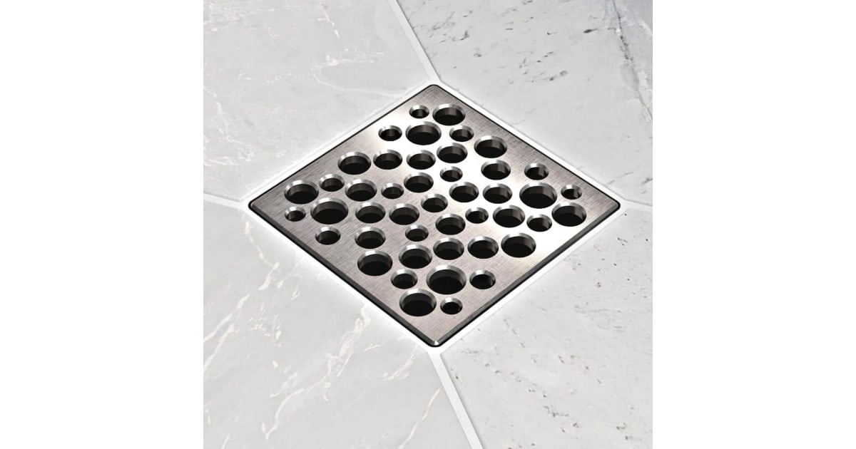 Ebbe America E4812-BN BUBBLES - Brushed Nickel - Unique Drain Cover ...