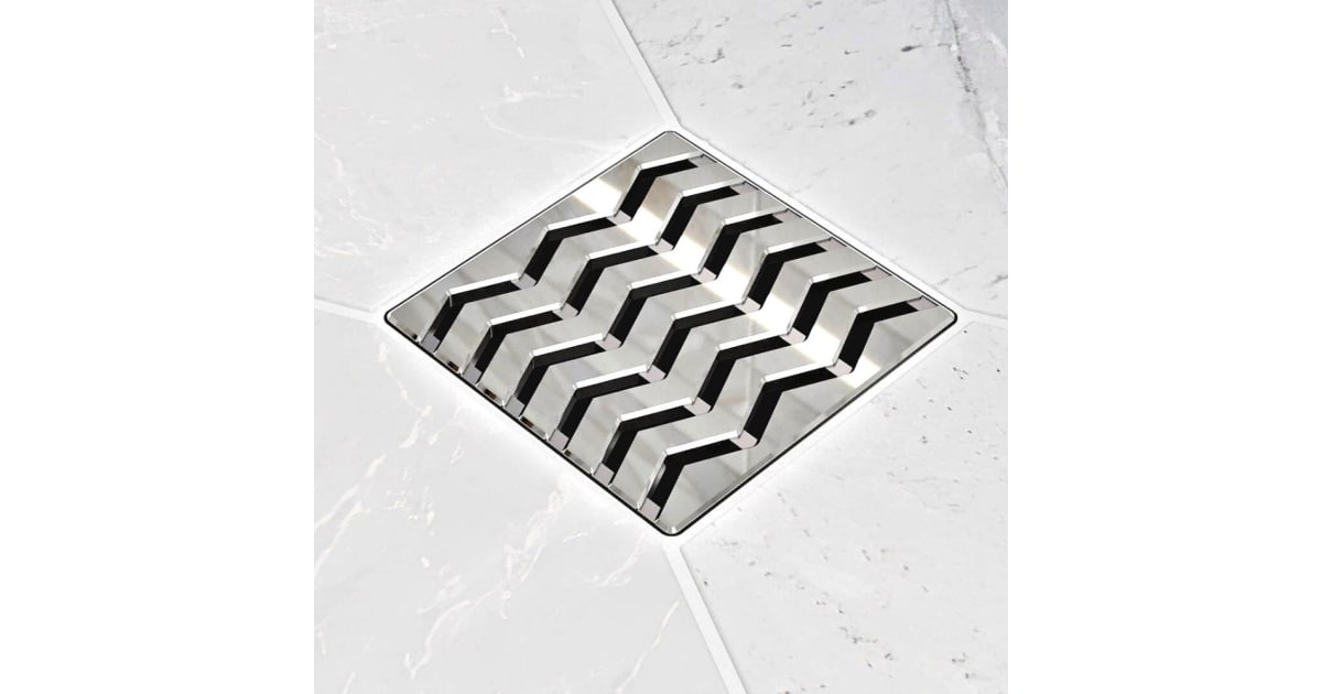 Ebbe America E4816-PC TREND - Polished Chrome - Unique Drain Cover ...