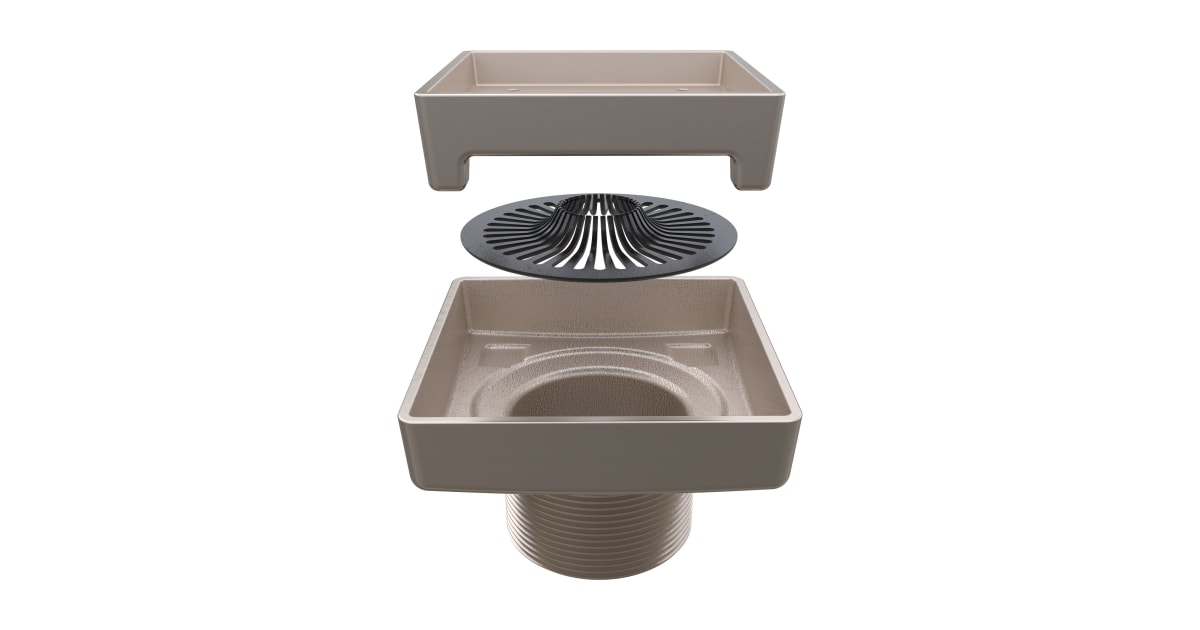 Ebbe America ETID-4-BN Rough-In 4 Inch Legacy Shower Drain | Ferguson Home