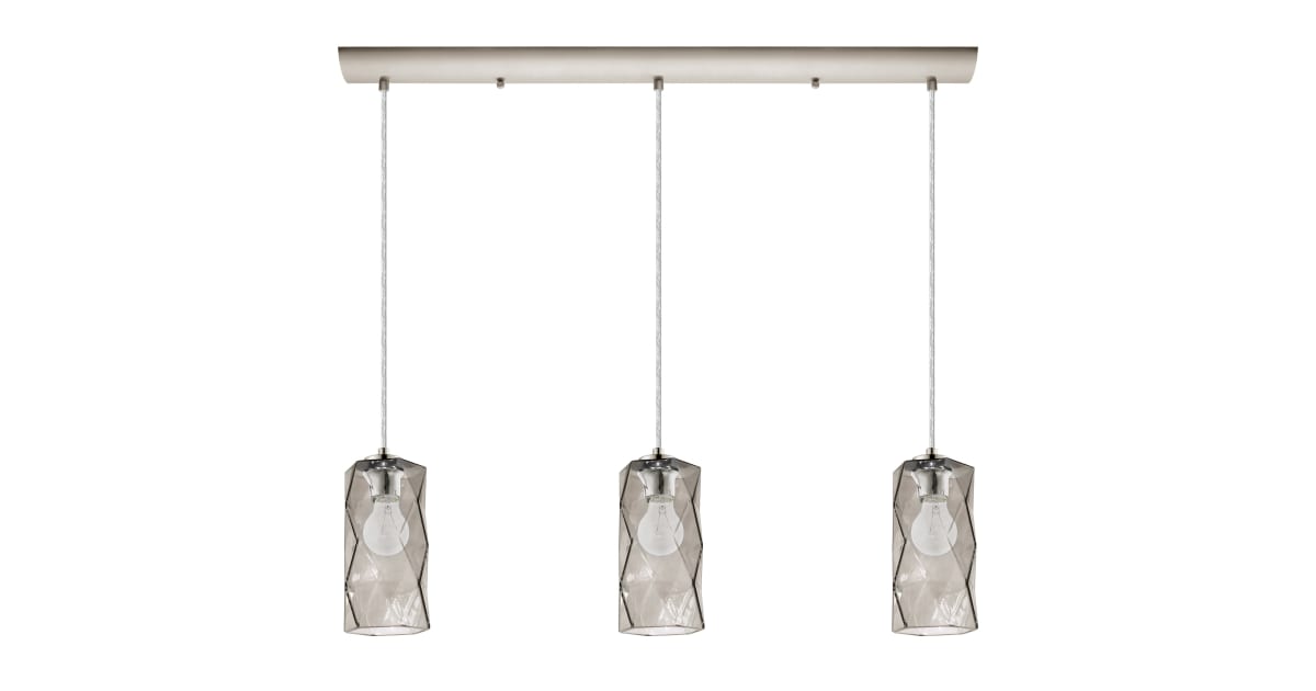 Eglo 202408A Estevau 3 Light 32" Wide Linear Pendant | Ferguson Home