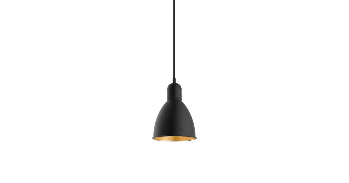 Eglo 203443A Priddy Single Light 6" Wide Mini Pendant | Ferguson Home