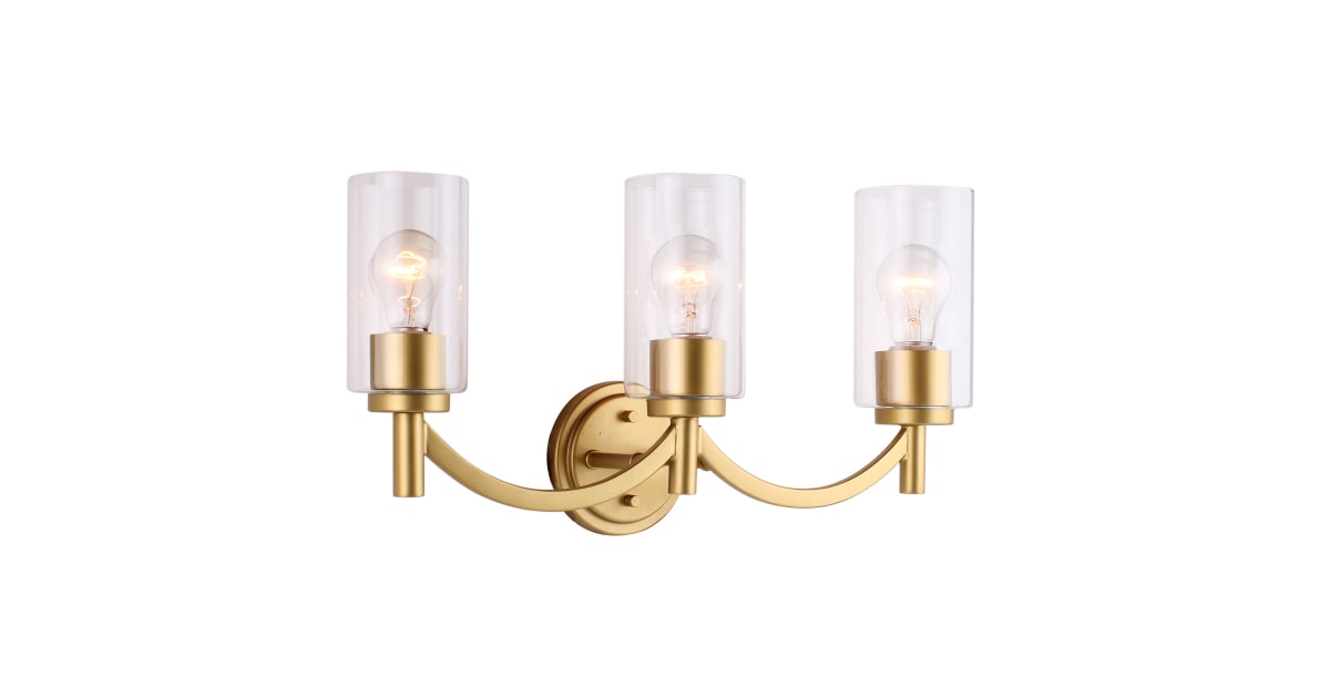 Eglo 203749A Devora 3 Light 22" Wide Bathroom Vanity Light | Ferguson Home