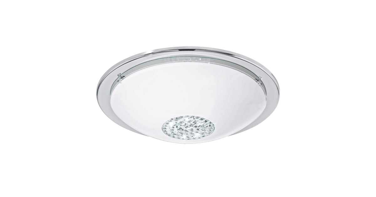 Eglo 204064A Giolina 14-9/16" Wide LED Flush Mount Ceiling Fixture ...