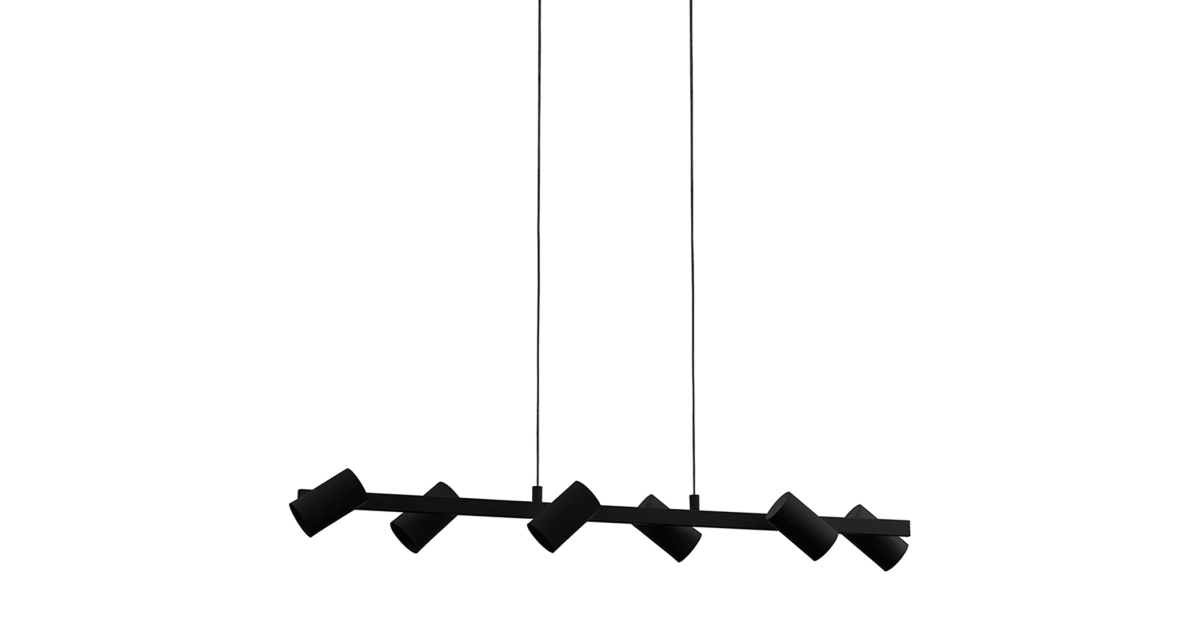 Eglo 204892A Gatuela 6 Light 46" Wide Linear Pendant | Ferguson Home
