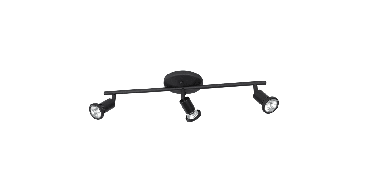 Eglo 205136A Tremendo 3 Light 21" Wide Fixed Rail Linear Ceiling ...