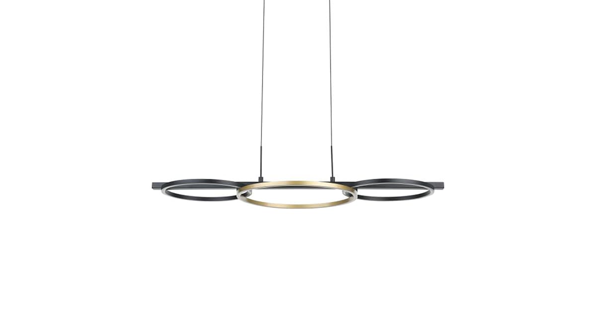 Eglo 205746A Boyal 81" Wide LED Linear Pendant | Ferguson Home